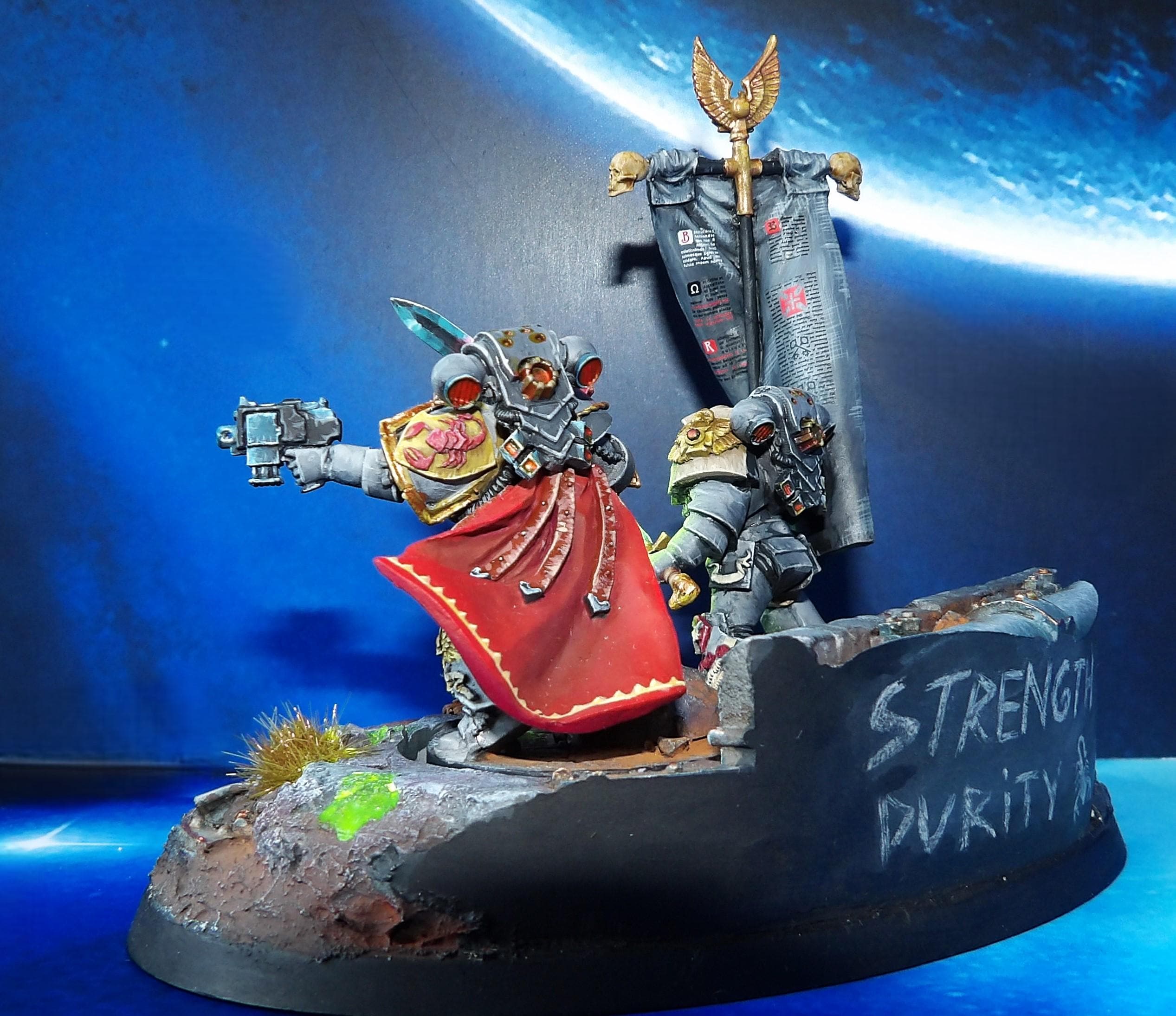 Forgeworld Red Scorpions Diorama: Casan Sabius & Sirae Karagon ...