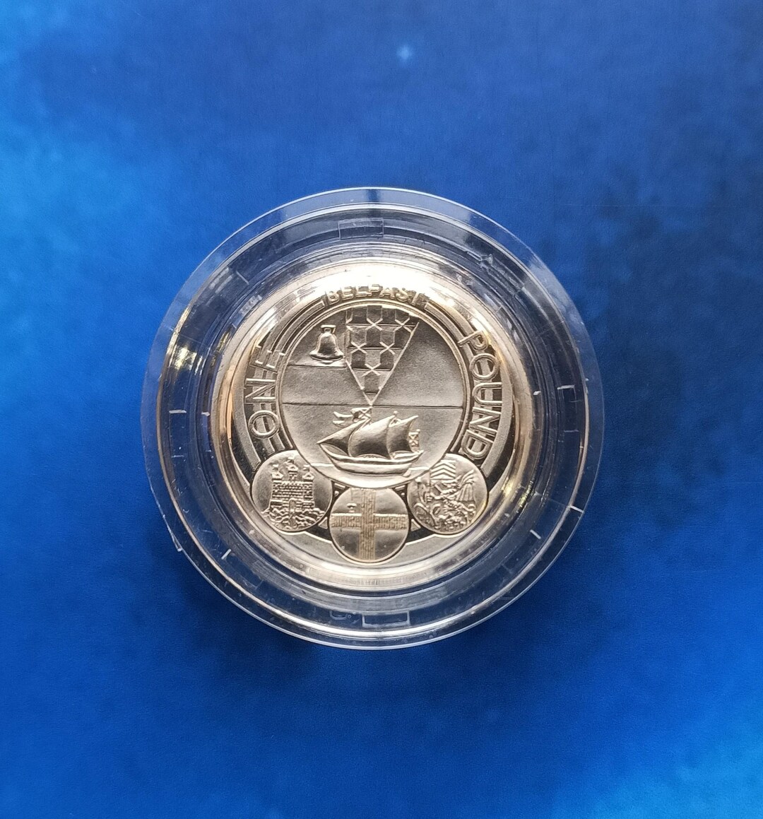 2010 SILVER PROOF Coin "belfast" Royal Shield (UK Capital Cities Series ...