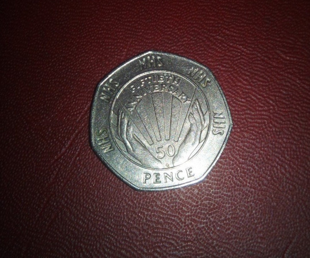 NHS 50th Anniversary 50p Fifty Pence Coin 1998 Etsy UK nhs-50th-anniversary-50p-fifty-pence-coin-1998-etsy-uk