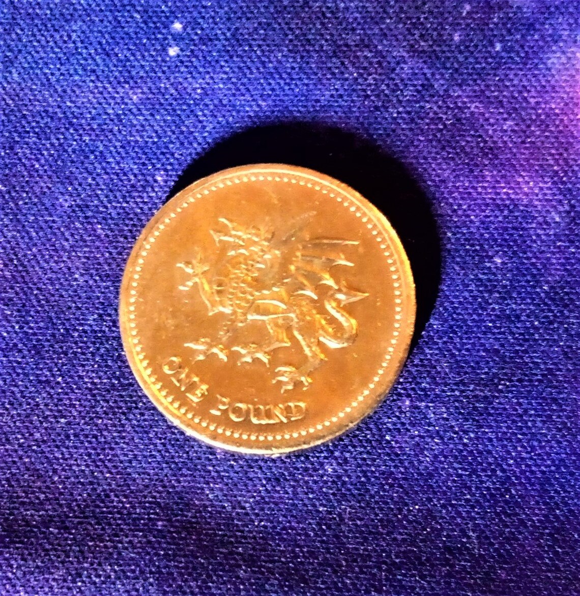Wales Dragon One Pound (old) Coin Circulated - Etsy