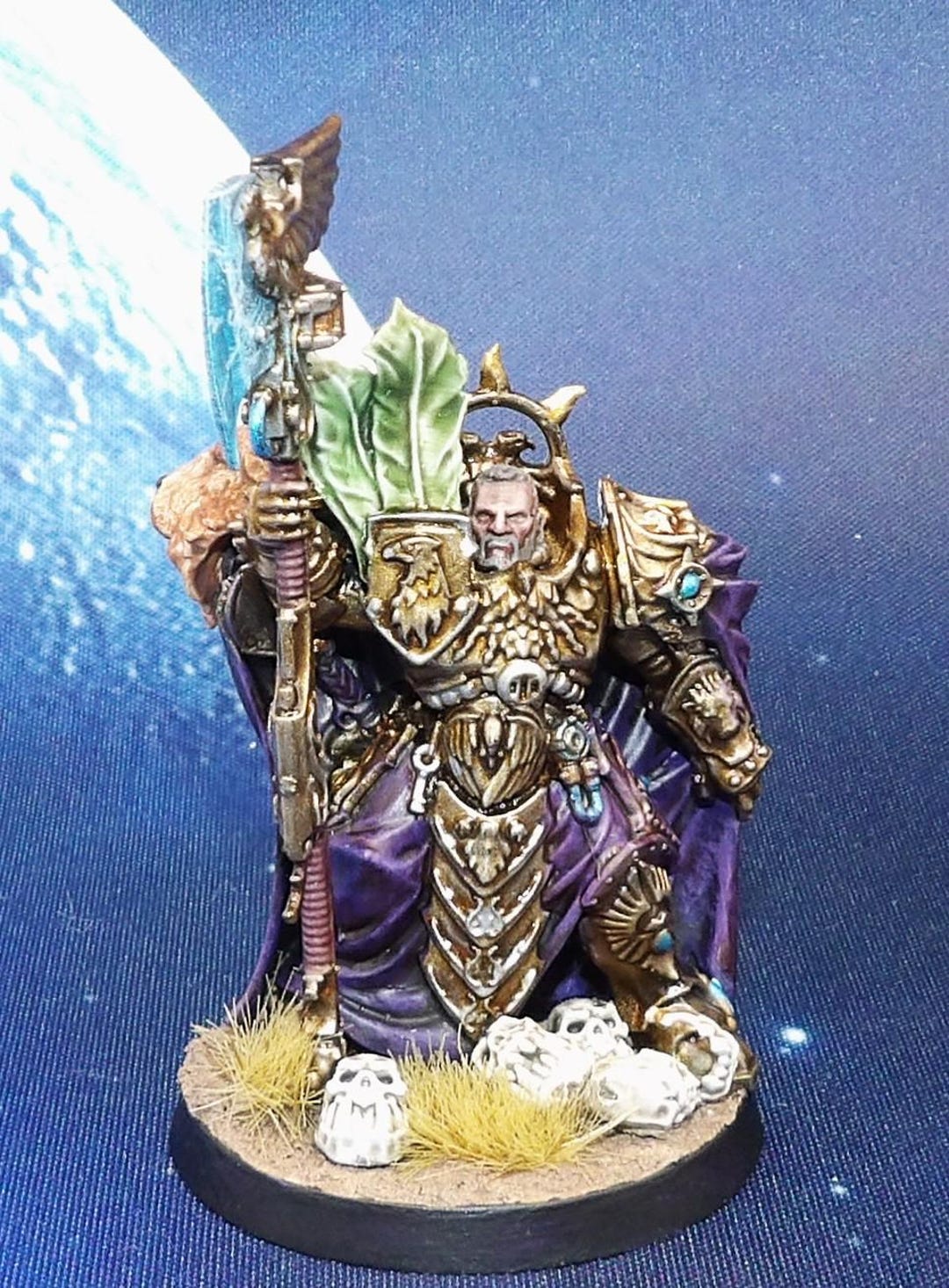 Wh40k Adeptus Custodes:captain-commander Trajann Valoris . Painted to a ...