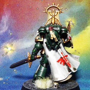 Wh40k Dark Angels Lazarus,Master of the 5th Company,1st primaris of the ...