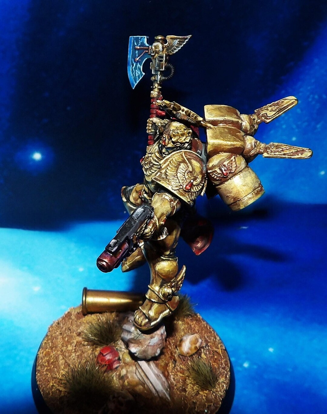 Wh40k Blood Angels: Blood Angels Chapter Master Dante .painted to an ...
