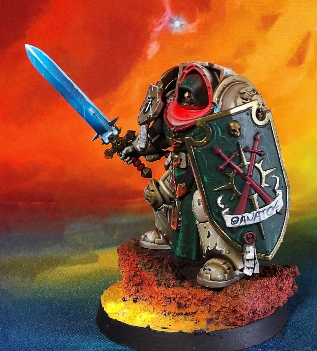 Wh40k New Releases: Dark Angels First Company Deathwing Knight.painted ...