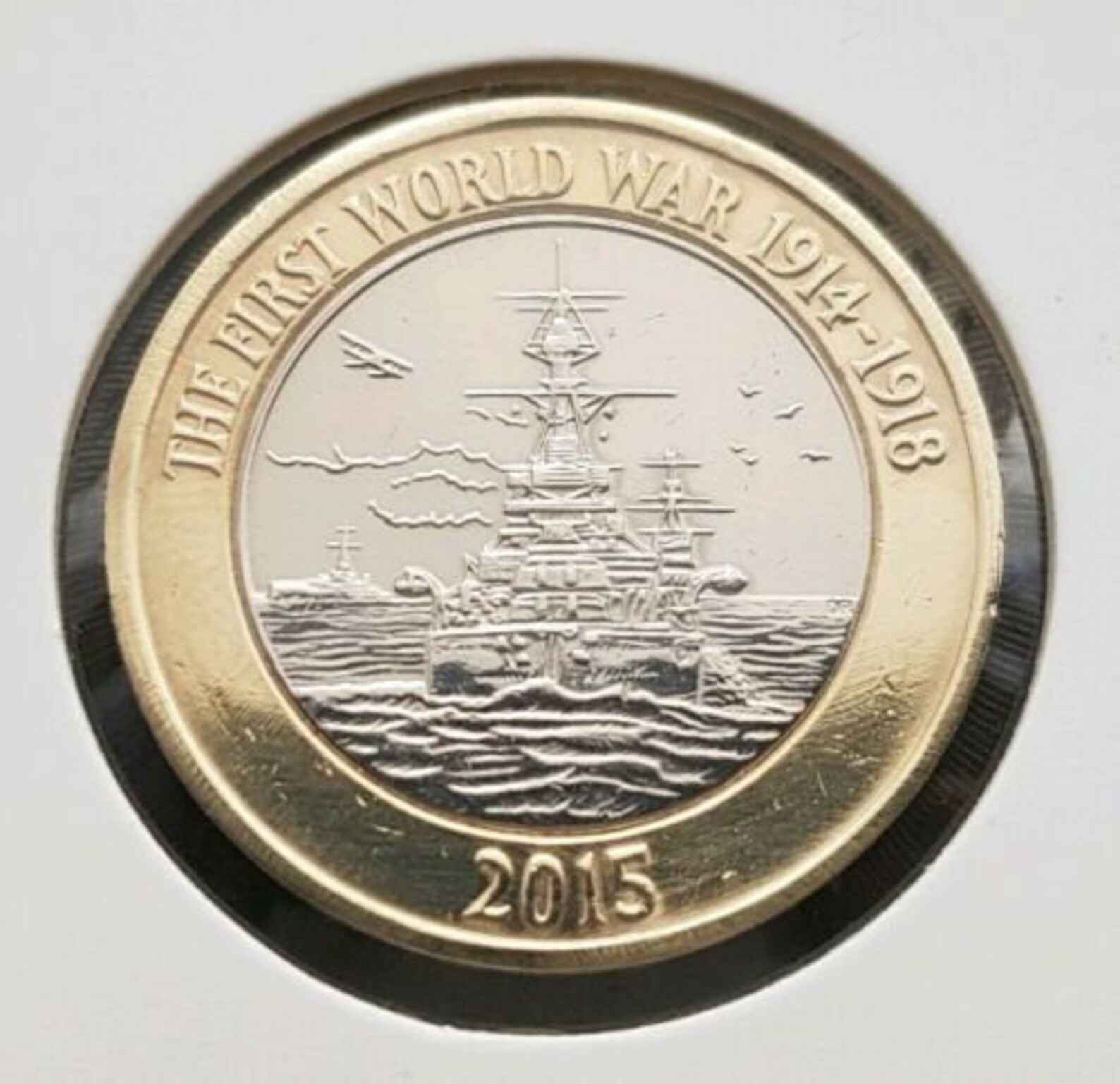The First World War HMS BELFAST 1914-1918 2 Pound Coin | Etsy