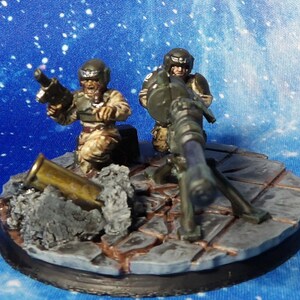 Wh40k Astra Militarum - Imperial Guard: Cadian Field Heavy Weapons Team ...