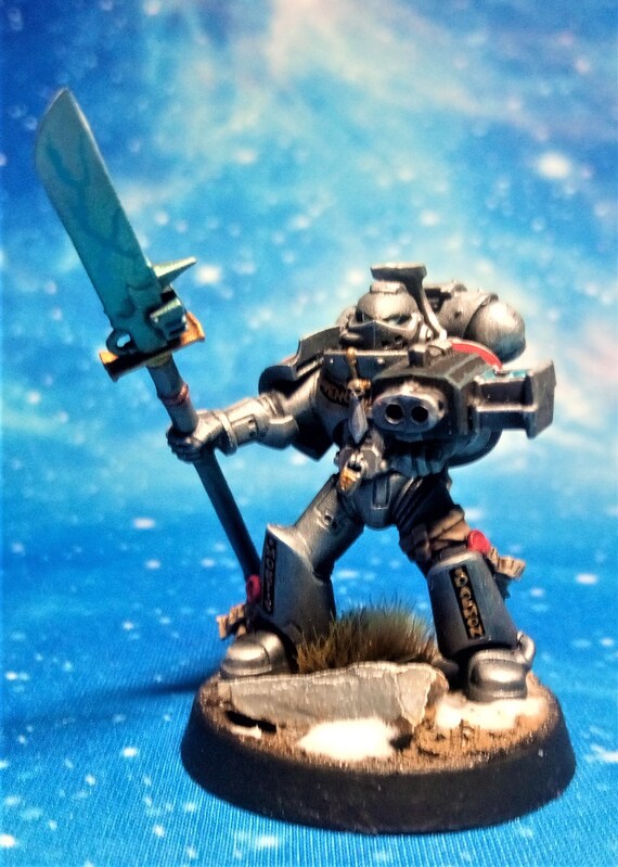 Grey Knight With Halbert.warhammer 40k . - Etsy