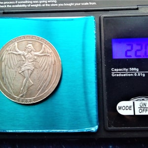 Angel Vs Devil Occult Magic Fantasy Myth Hobo Coin - Etsy