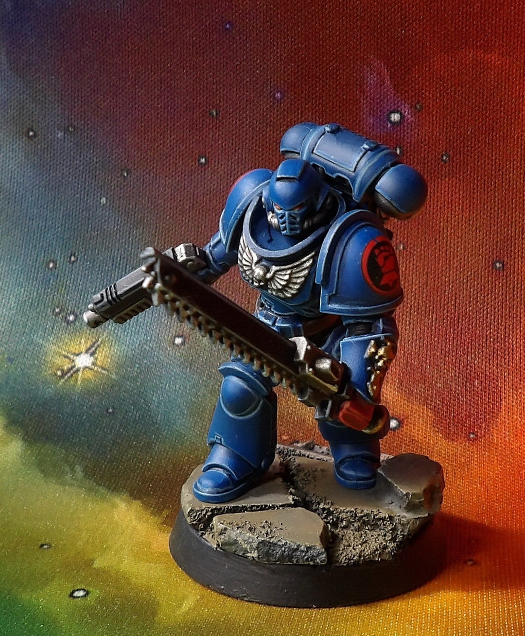 Wh40k Crimson Fists Chapter Primaris Intercessor Space Marine - Etsy