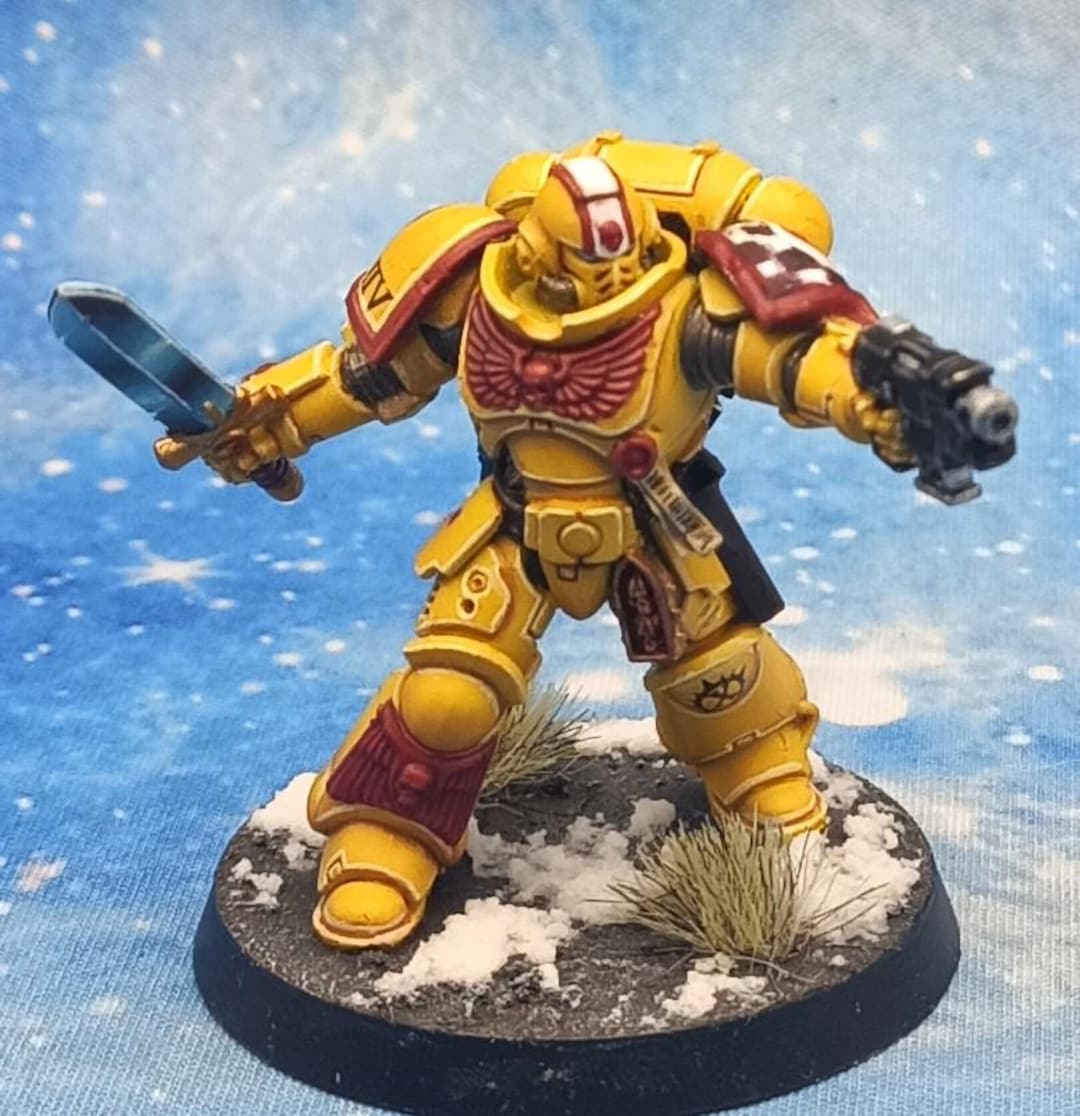 Wh40k Lamenters Chapter Primaris Lieutenant Warhammer 40K .painted to a ...
