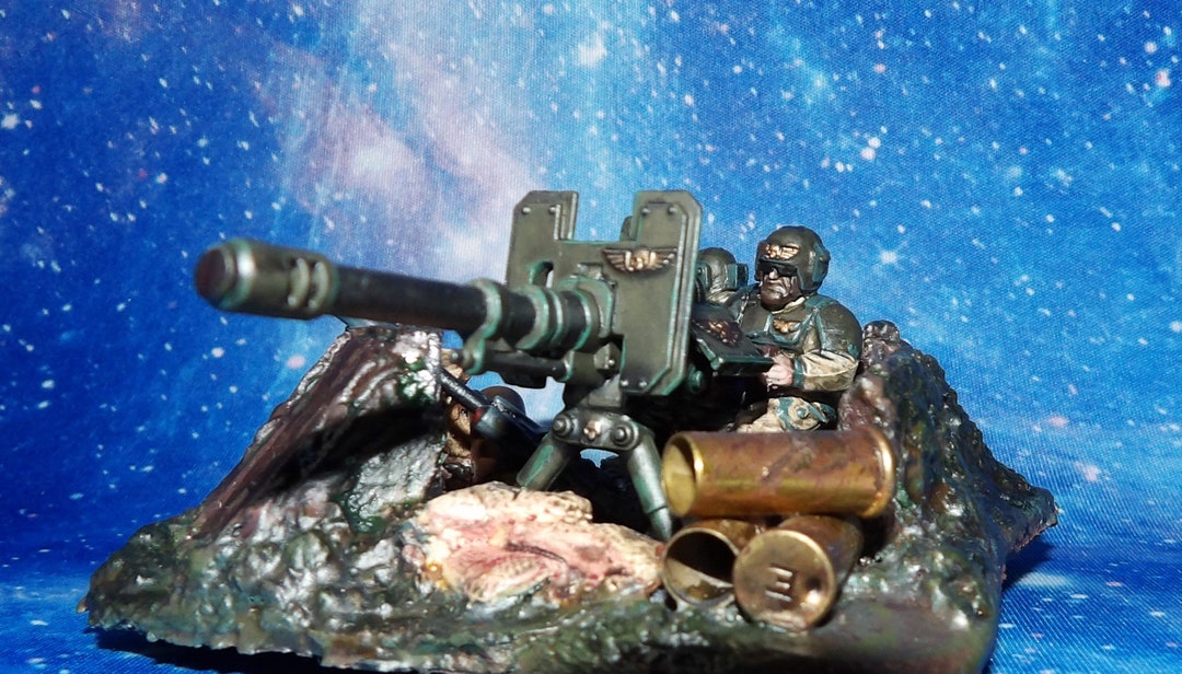 Wh40k Astra Militarum Imperial Guard: Cadian Field Heavy Weapons Team ...