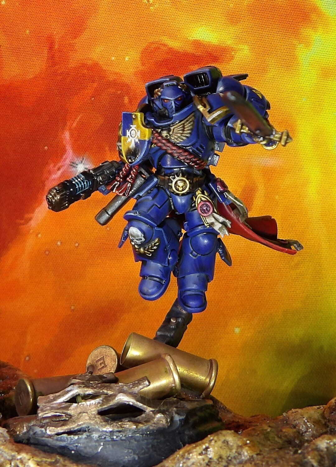 New Releases:primaris Captain of the Ultramarines With Jump Pack Space ...