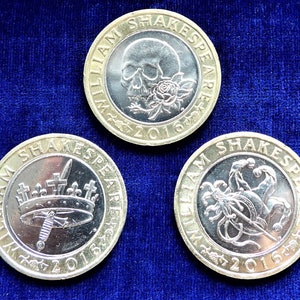 2016 UK Shakespeare Tragedies -comedies-histories .3 X2 Pound Coins ...