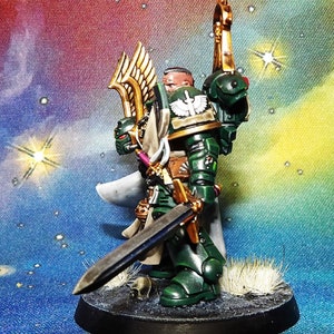 Wh40k Dark Angels Lazarus,Master of the 5th Company,1st primaris of the ...