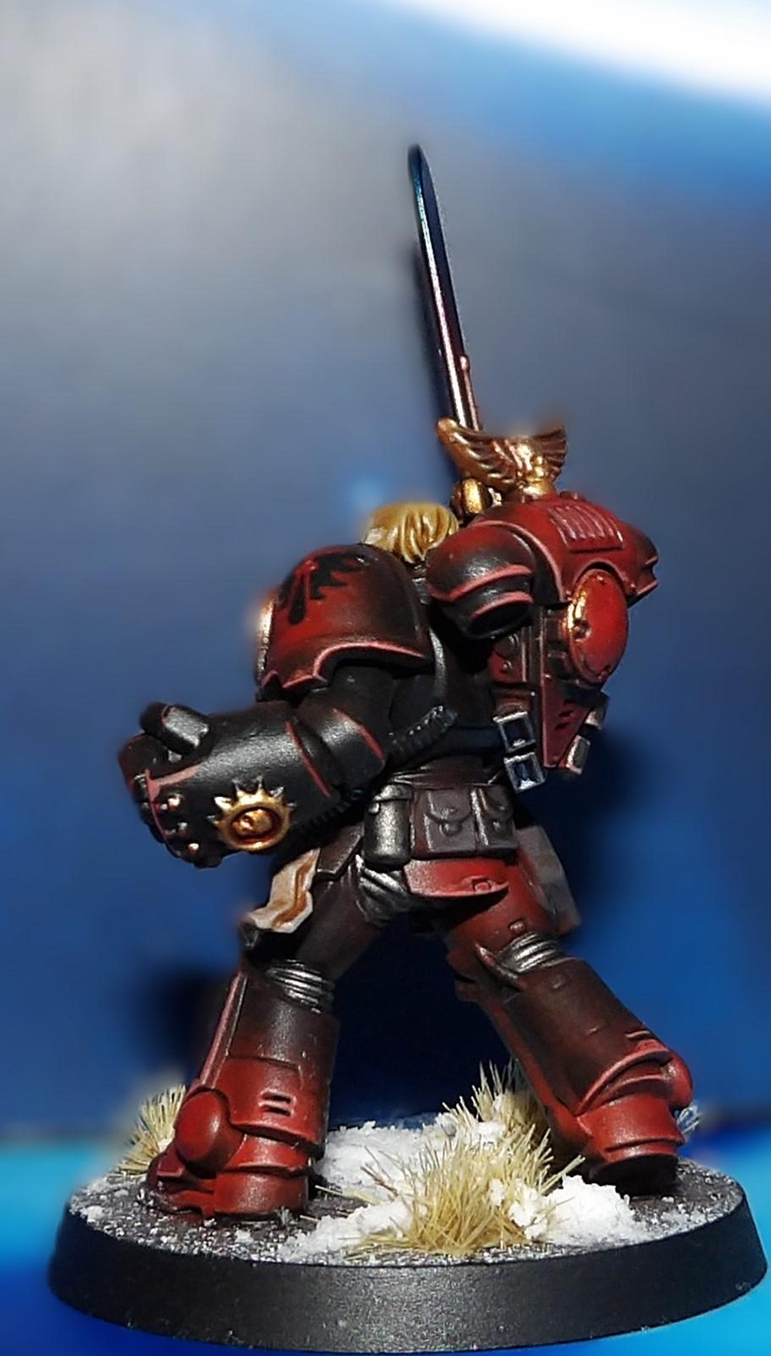 Wh40k Space Marine Blood Angels Chapter Primaris Lieutenant.expertly ...