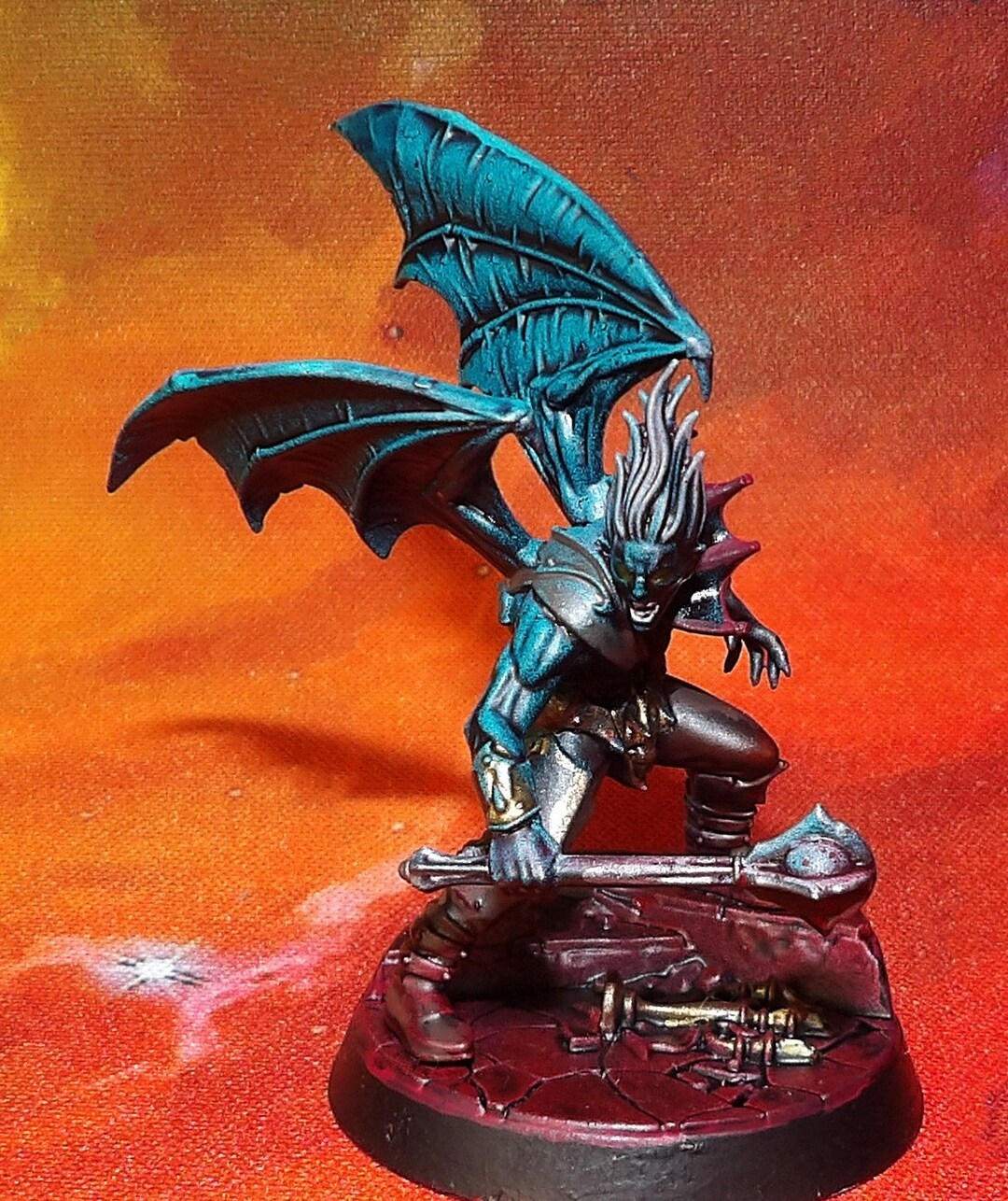 Ennis Curse Born Miniature, Crimson Court Vampire, Warhammer Warcry ...