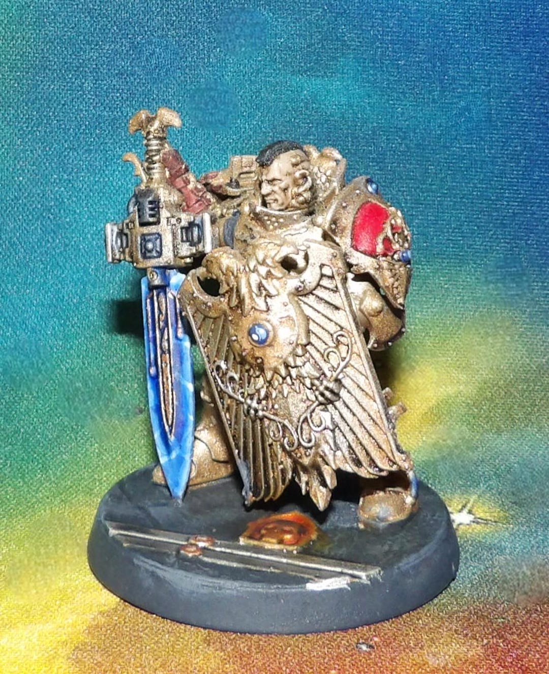 Wh40k Adeptus Custodes Shield Captain .assembled and Painted to a High ...