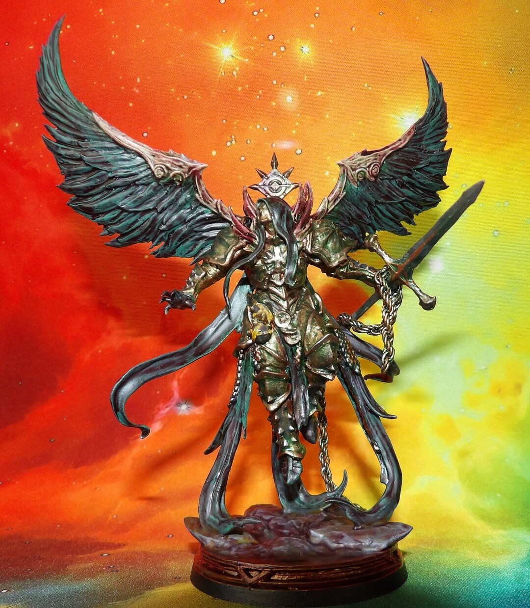 Crazydwarfminiatures,descended Fallen Angel of Entropy--3d Printed ...