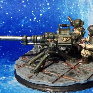 Wh40k Astra Militarum - Imperial Guard: Cadian Field Heavy Weapons Team ...