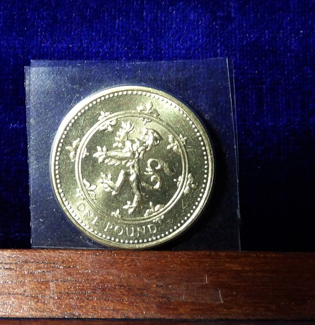 1994 Rampant Lion of Scotland One Pound old Coin Uncirculated,proof - Etsy