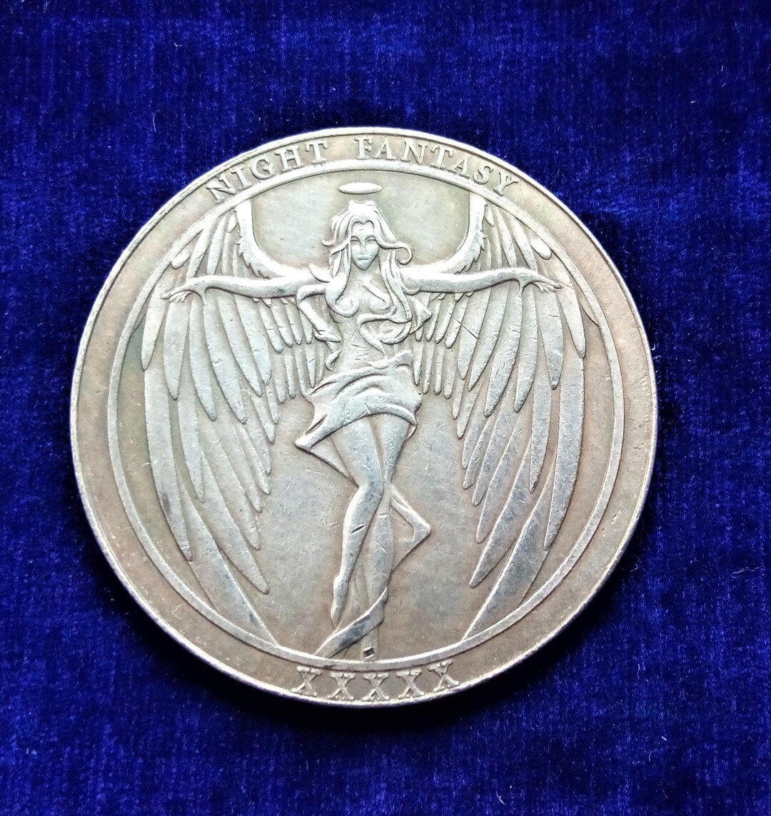 Angel Vs Devil Occult Magic Fantasy Myth Hobo Coin - Etsy