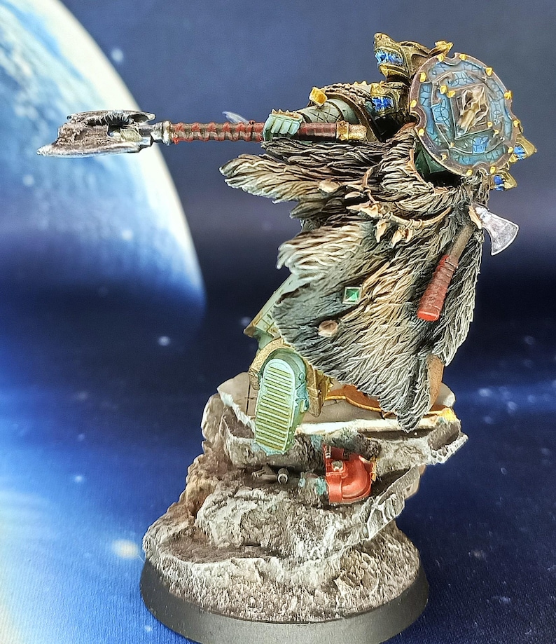 Forgeworld Painted Leman Russ Miniature: Space Wolves Primarch, Horus ...