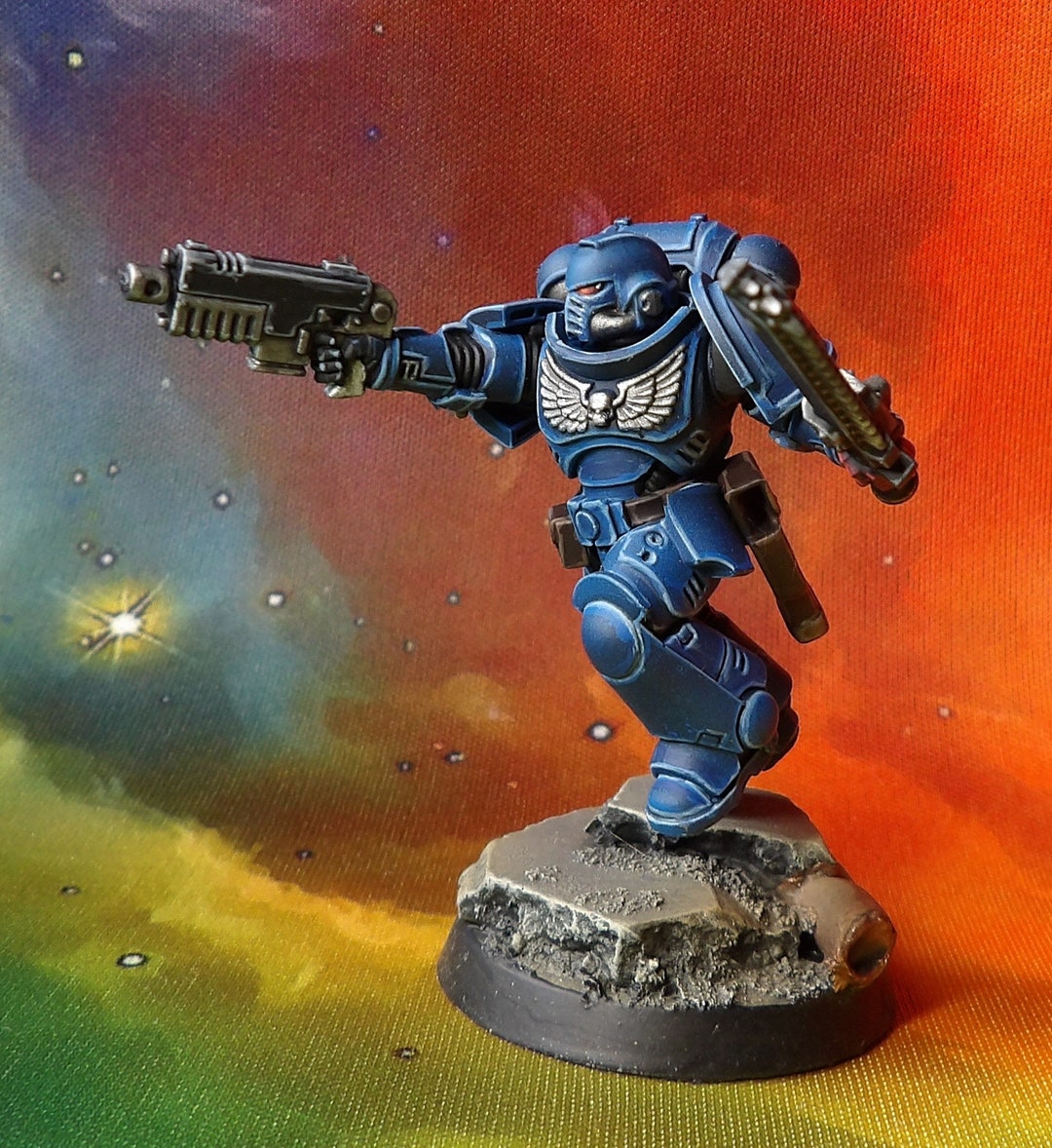 Wh40k Crimson Fists Chapter Primaris Intercessor Space Marine - Etsy