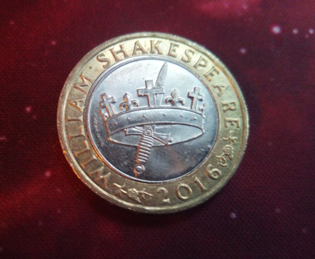 2016 UK Shakespeare Histories Circulation 2 Pound Coin - Etsy