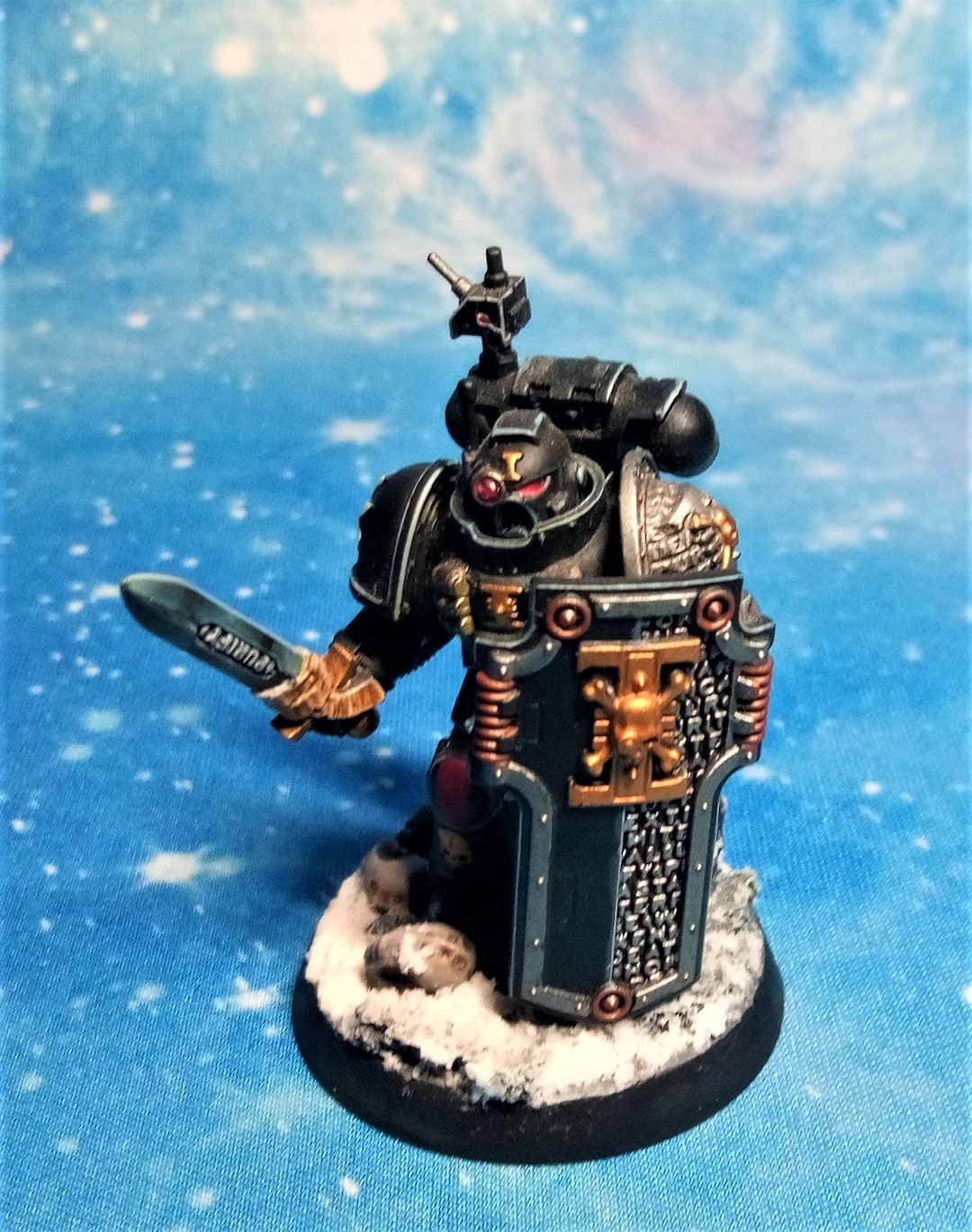 Wh40k Deathwatch Black Templar Space Marine. Painted to a Good - Etsy