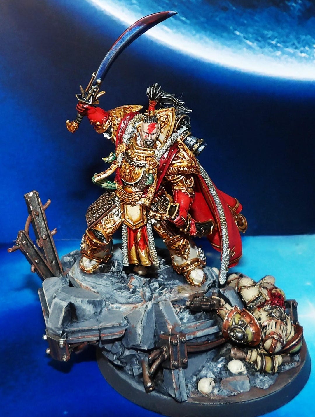WH40K , Wh30k: Forgeworld Primarch Jaghatai Khan of White Scars Horus ...