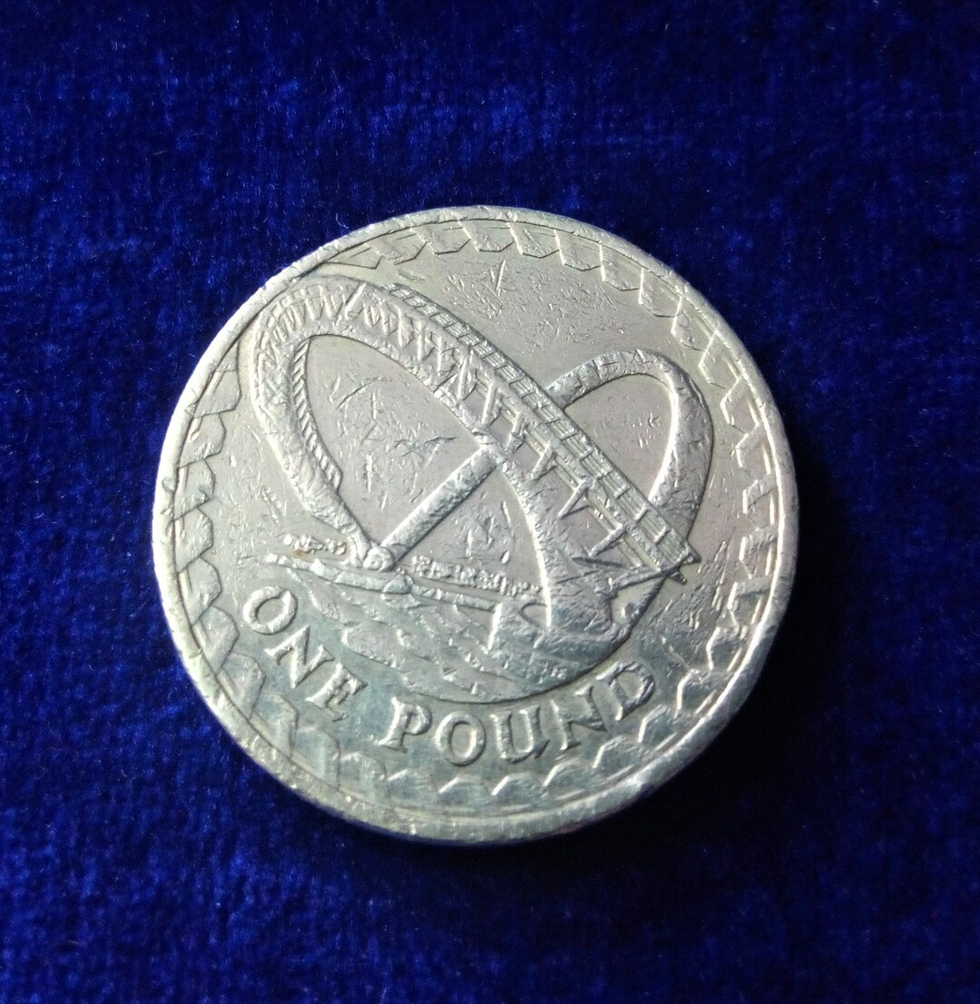 Rare Old One Pound Coin England Millennium Bridge 2007 Circulated ...