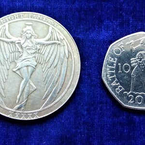 Angel Vs Devil Occult Magic Fantasy Myth Hobo Coin - Etsy