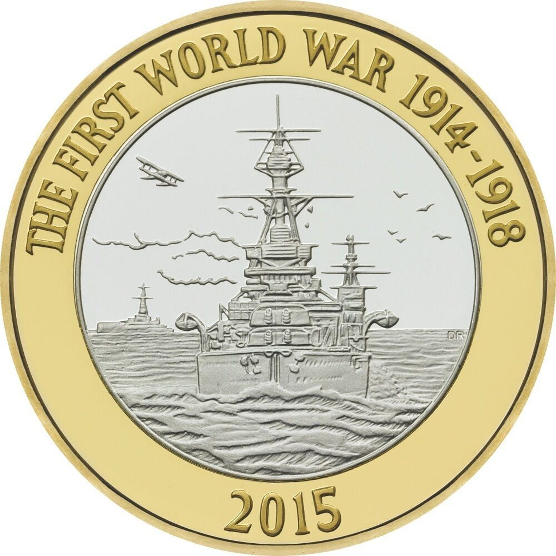 The First World War HMS BELFAST 1914-1918 2 Pound Coin | Etsy