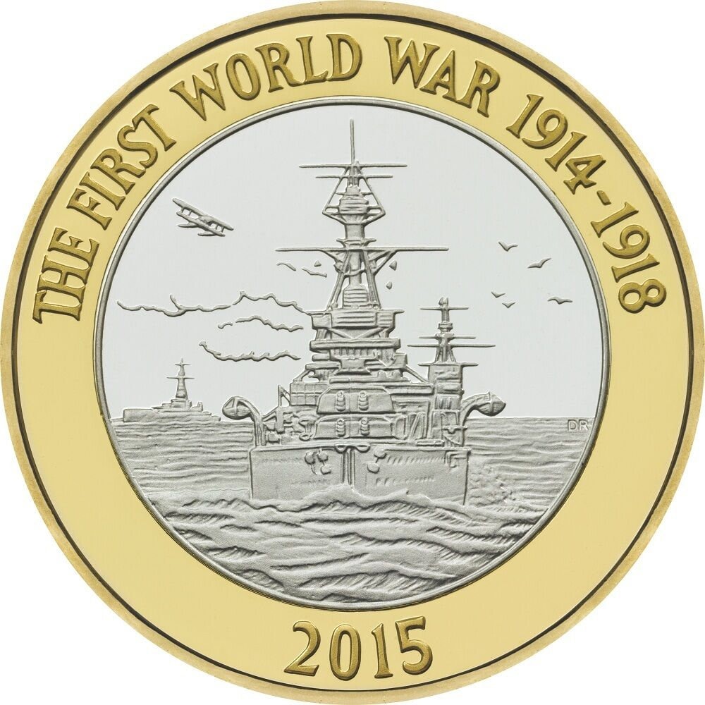 The First World War HMS BELFAST 1914-1918 2 Pound Coin - Etsy Hong Kong