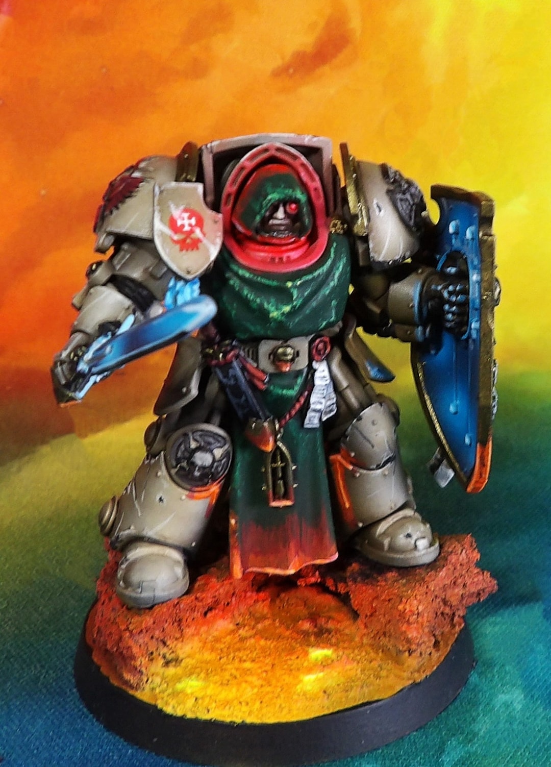 Wh40k New Releases: Dark Angels First Company Deathwing Knight.painted ...