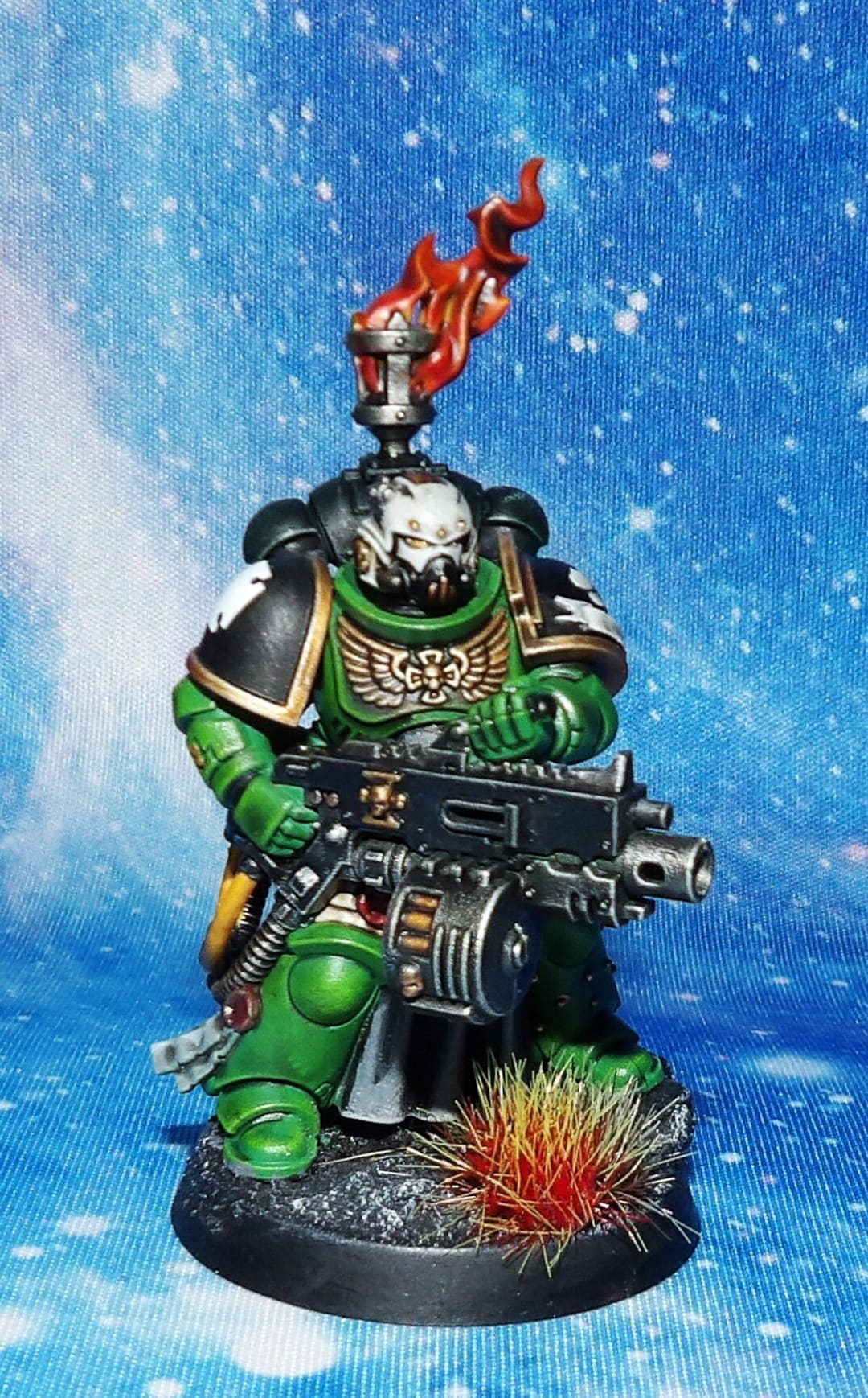 Wh40k Salamanders Primaris Intercessor,heavy Bolter.painted to a High ...