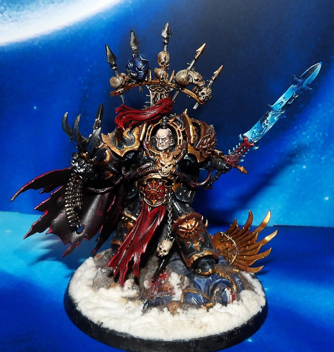 Warhammer 40k Abaddon the Despoiler Black Legion.painted to a High ...