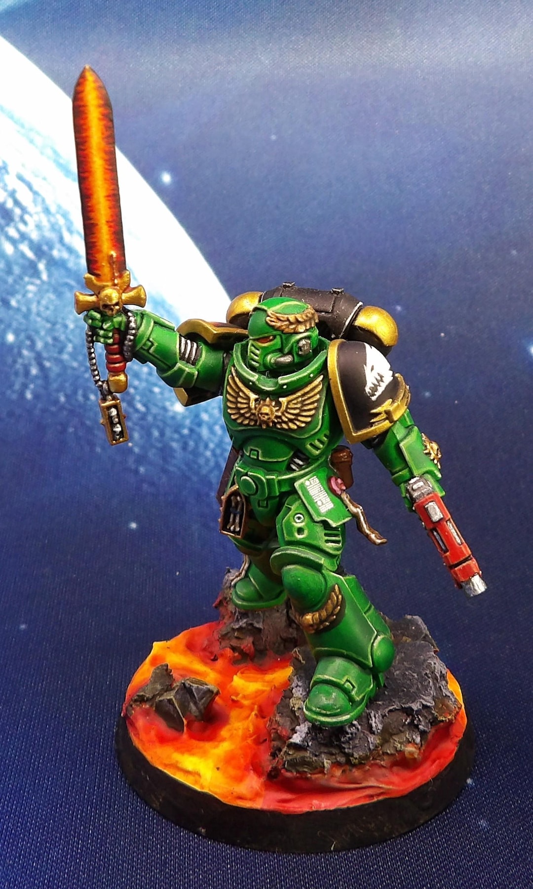 Wh40k Salamanders Primaris Lieutenant.painted to a Very High Standard ...