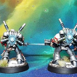 Pair:grey Knights X2 With Aegis Armor and Teleporter.warhammer - Etsy