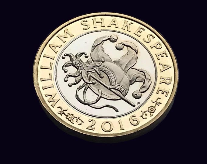 William Shakespeare Two Pound Coin Collection Three Different Designs ...