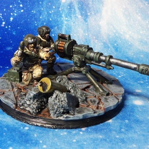 Wh40k Astra Militarum - Imperial Guard: Cadian Field Heavy Weapons Team ...