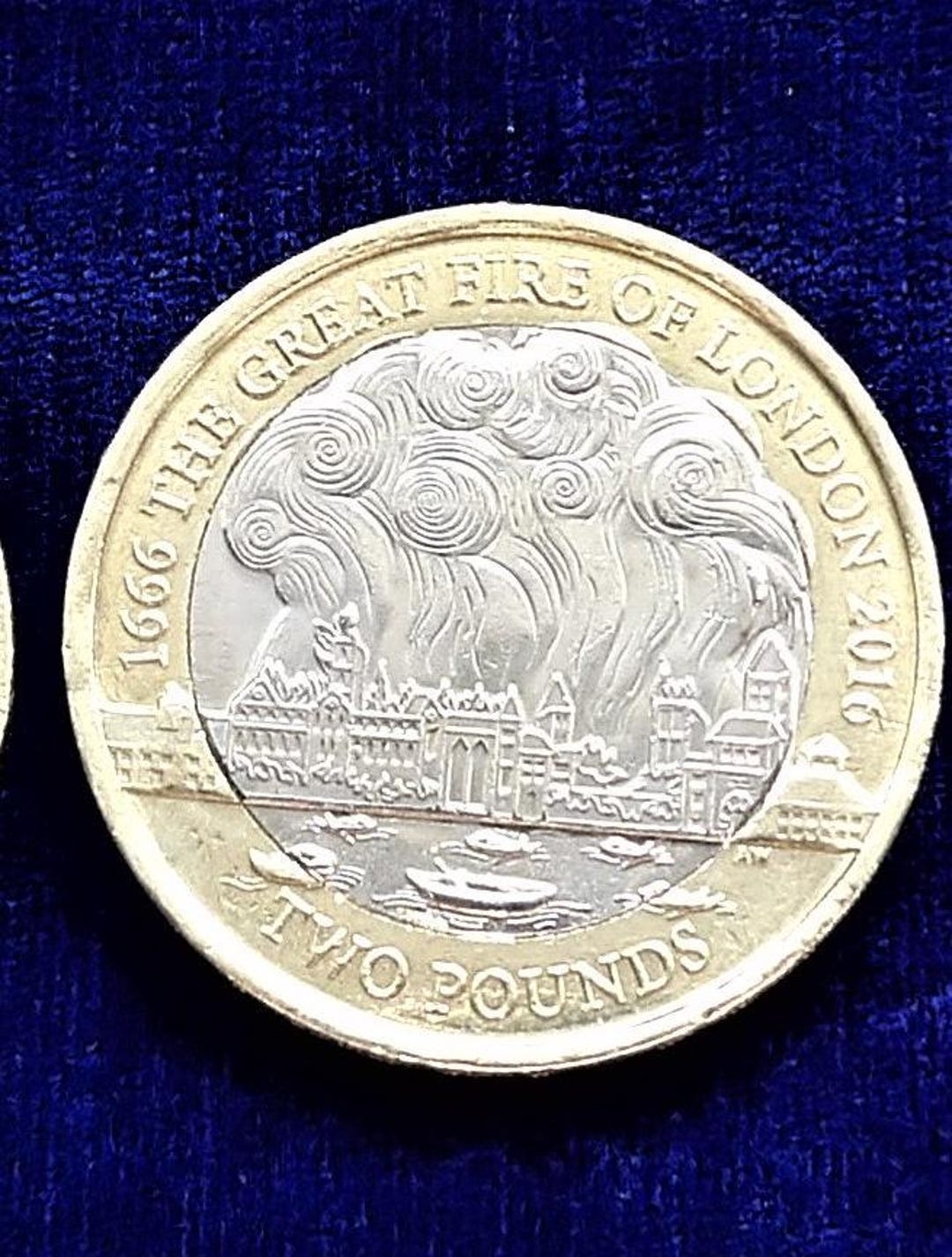 2 Pound Coin Great Fire of London - Etsy