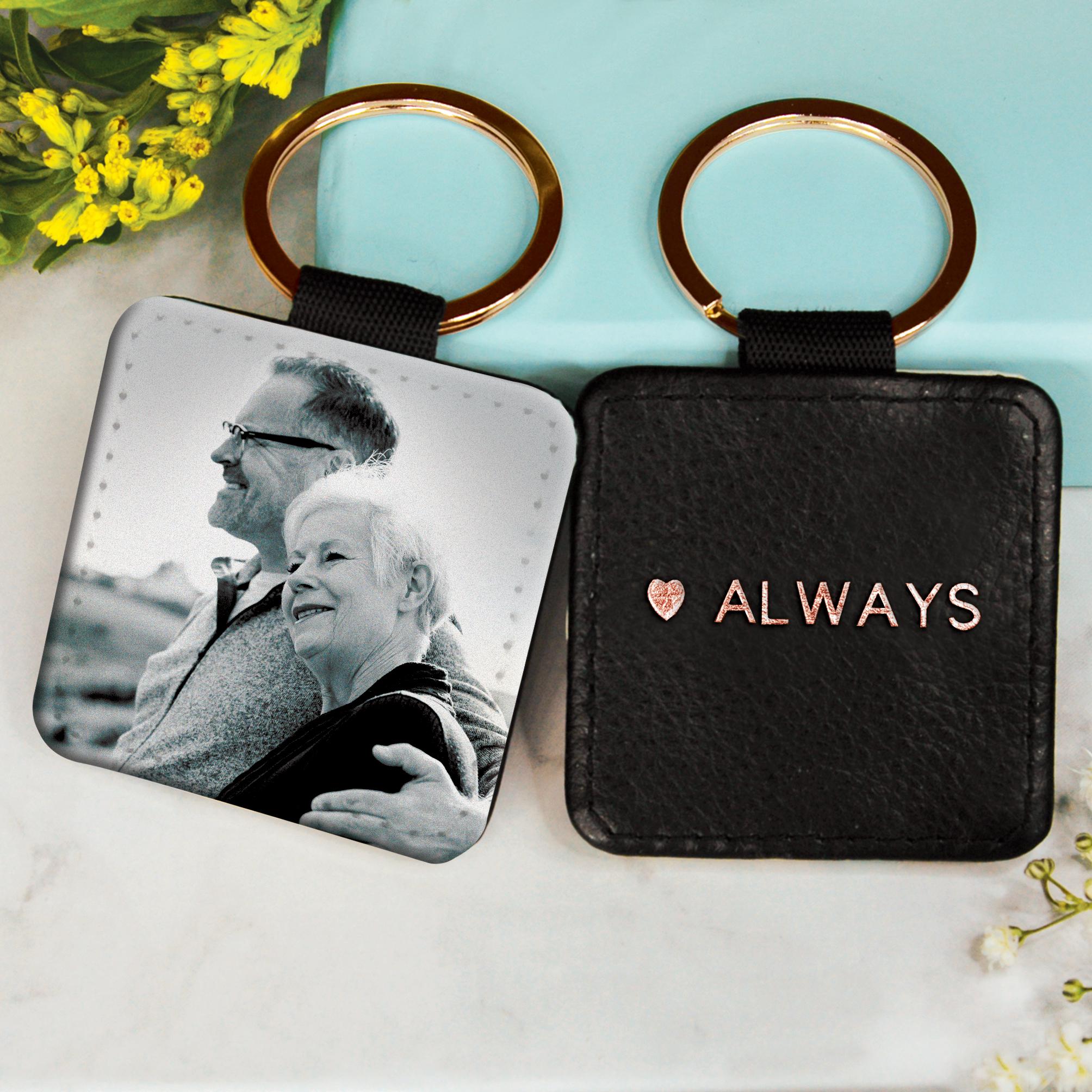 Personalised in Loving Memory Photo Keyring Gift - Custom Names ...