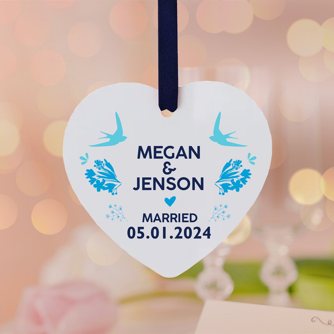 Personalised Wedding Anniversary Keepsake Gift / Anniversary Memento ...