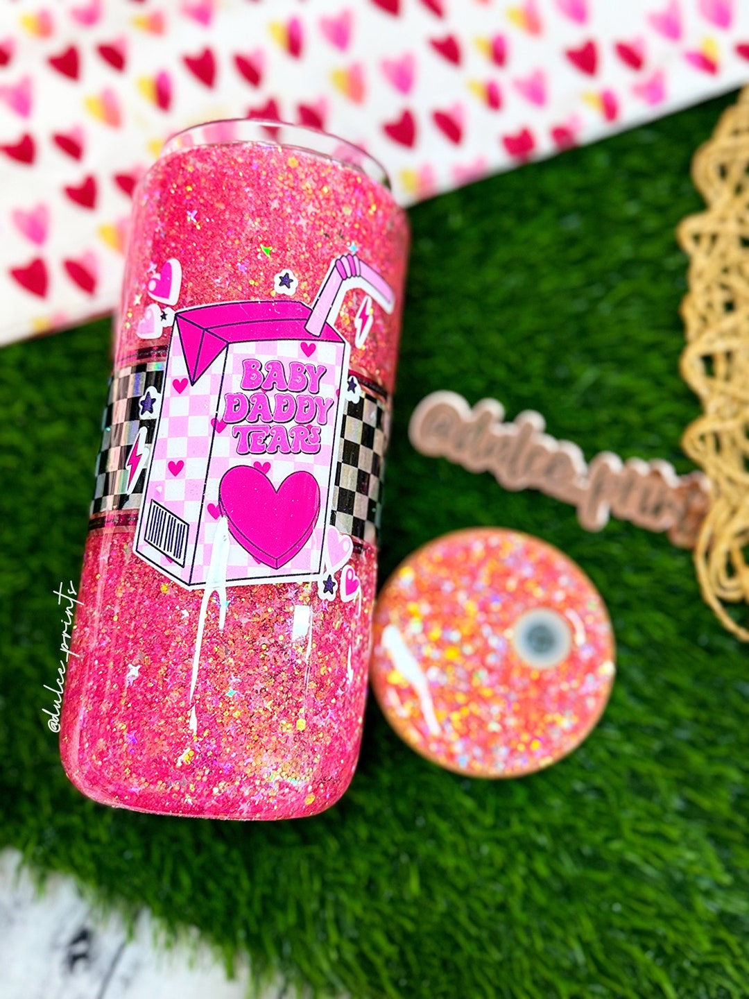 Baby Daddy Tears Glitter Snowglobe/16 Oz Glitter Snowglobe/glass ...