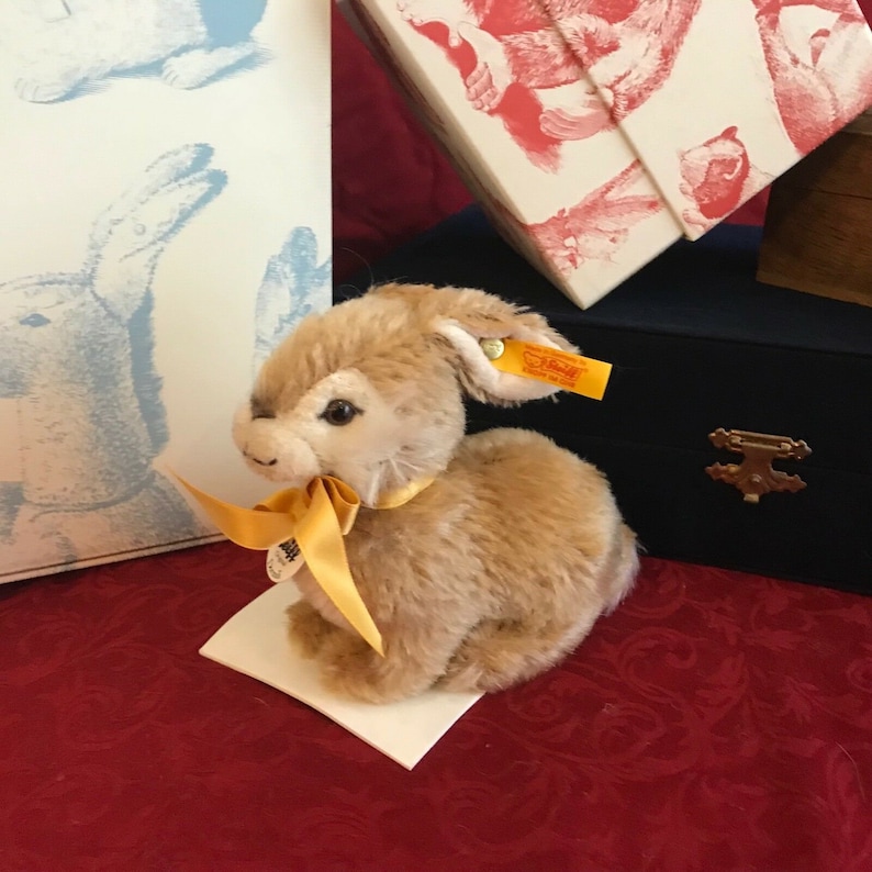Steiff Dormili Rabbit Gold, Sitting EAN 076619 - Etsy