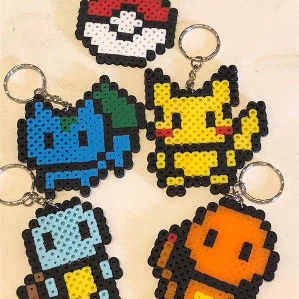 Perler Keychain - Etsy