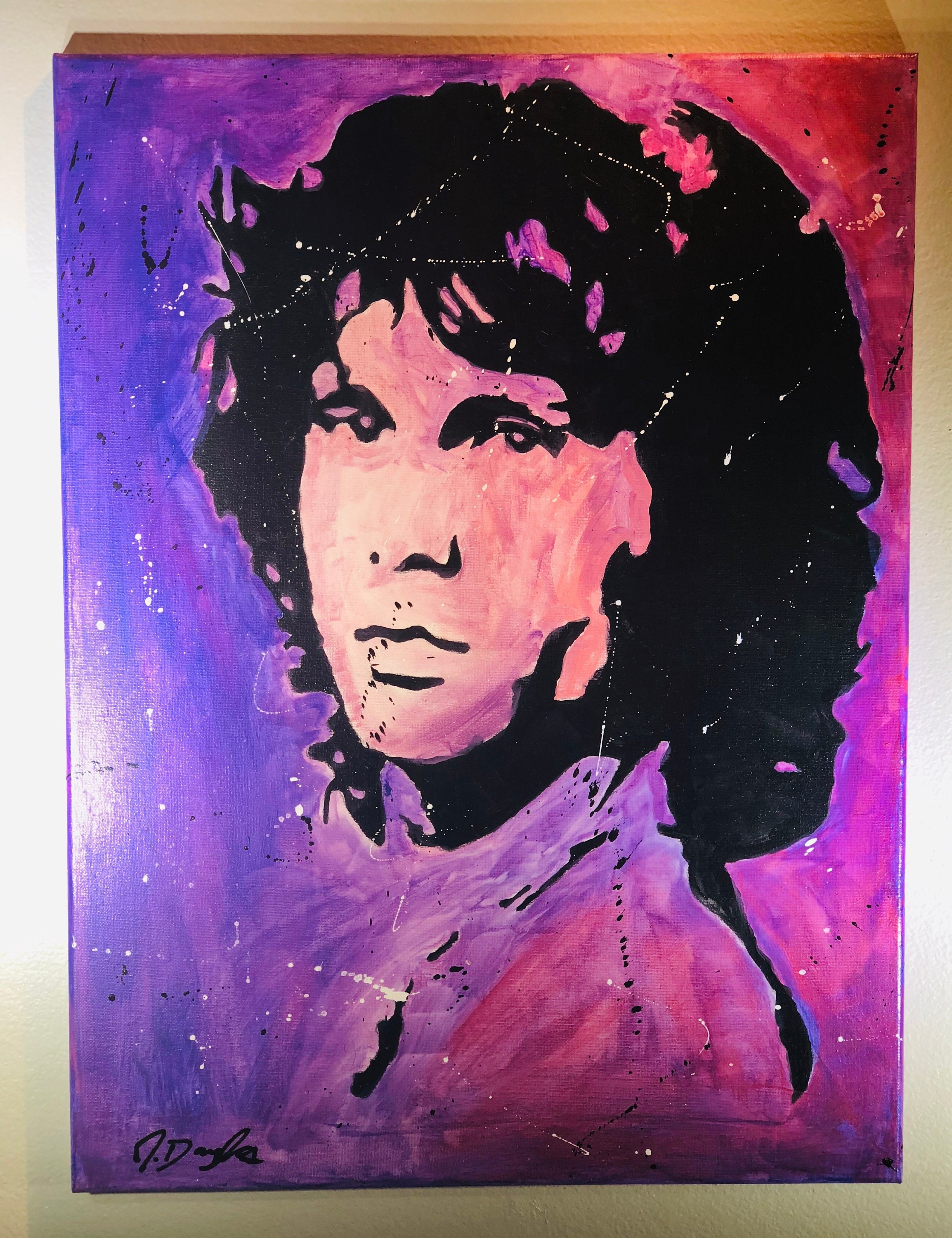 Jim Morrison Abstract Painting