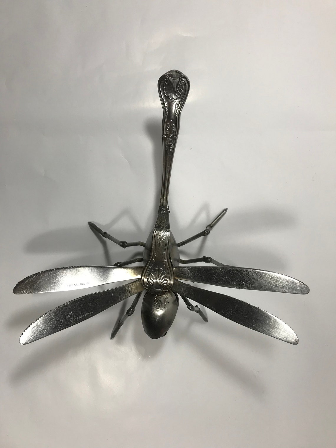Large Metal Dragonfly Sculpture - Etsy