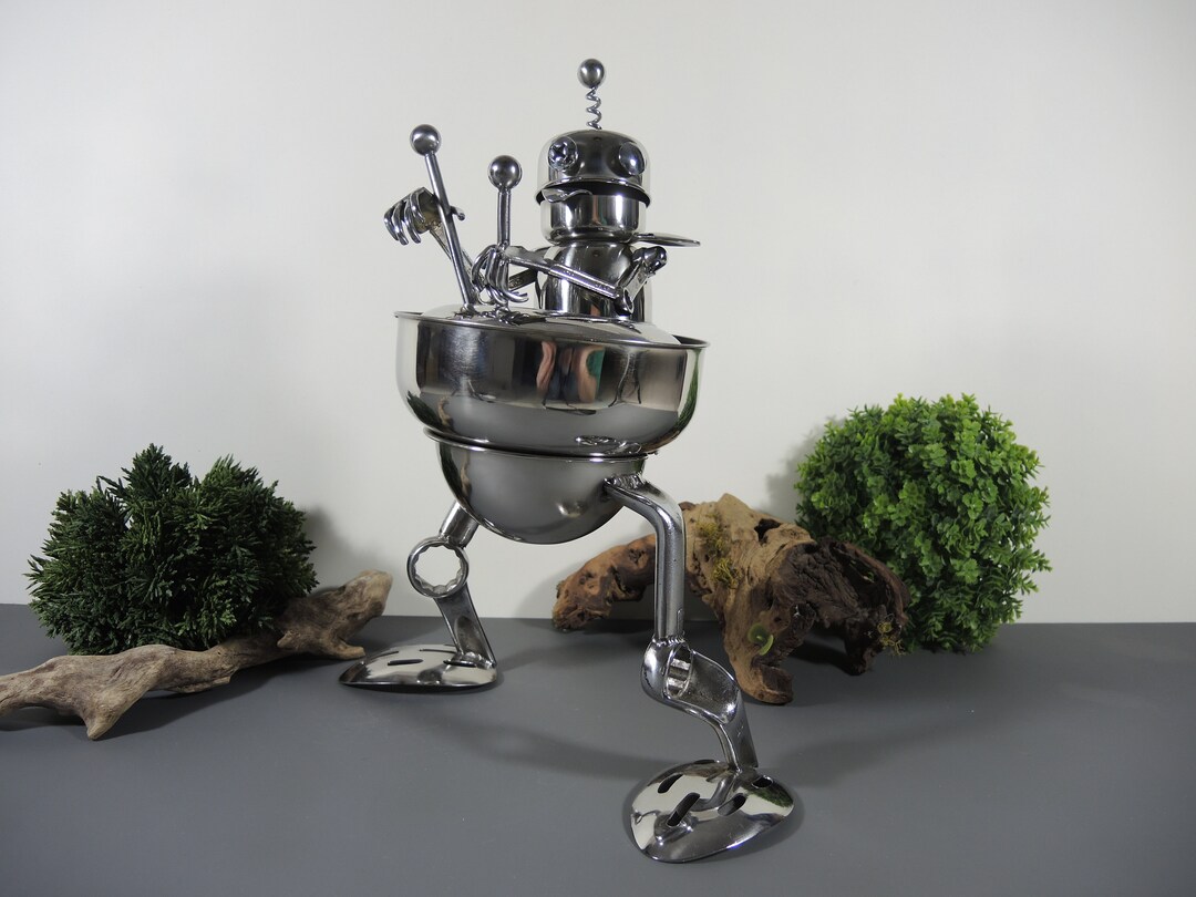 Mech-leg Robot Handmade Metal Sculpture 'baby's - Etsy